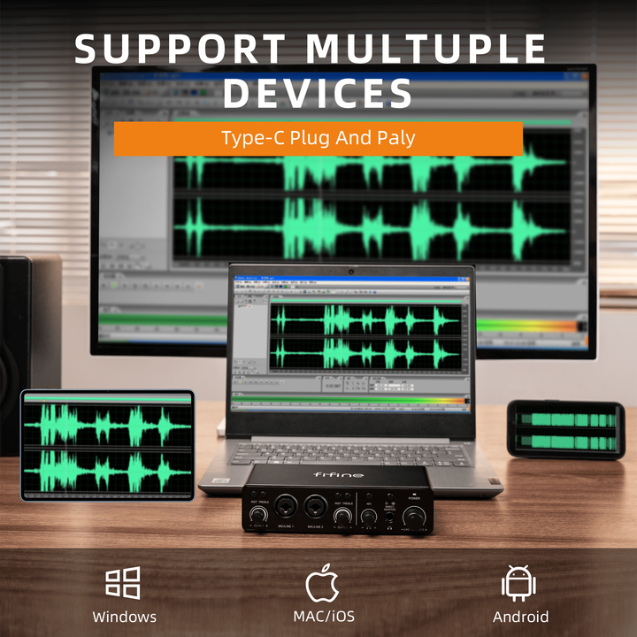 Fifine Ampli3 Sound Card - Professional Streaming Audio