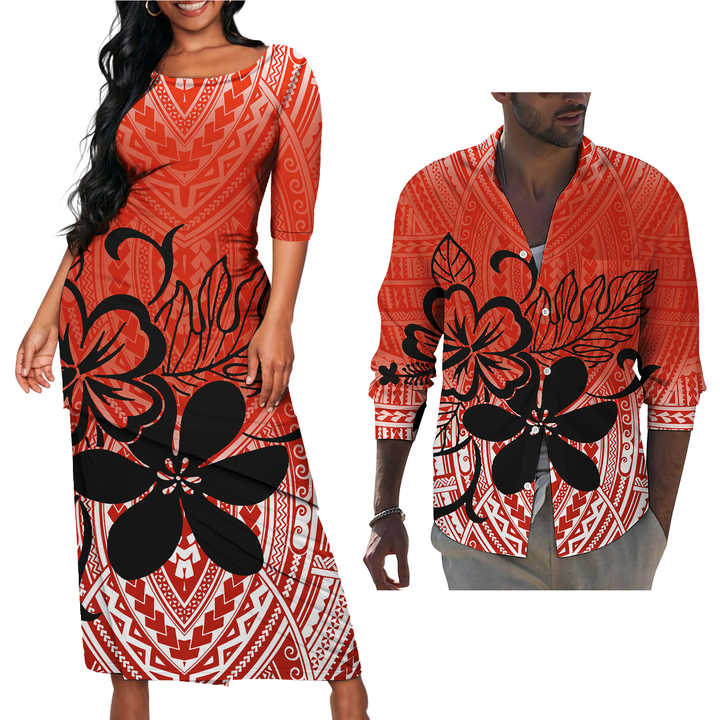 Shop Our Traditional Polynesian Tribal Samoan Puletasi Dress