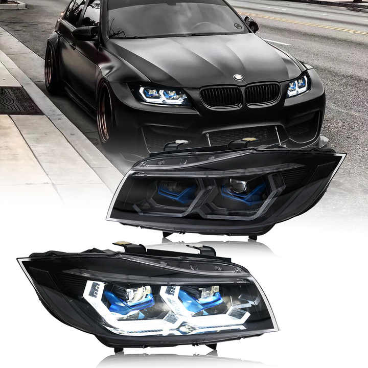 Factory Best Version 12V New 6000K LED Headlight Assembly Xenon Halogen Headlights for BMW E90 ...