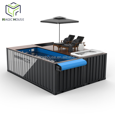 Magic House shipping container swimming pool above ground swimming pool ...