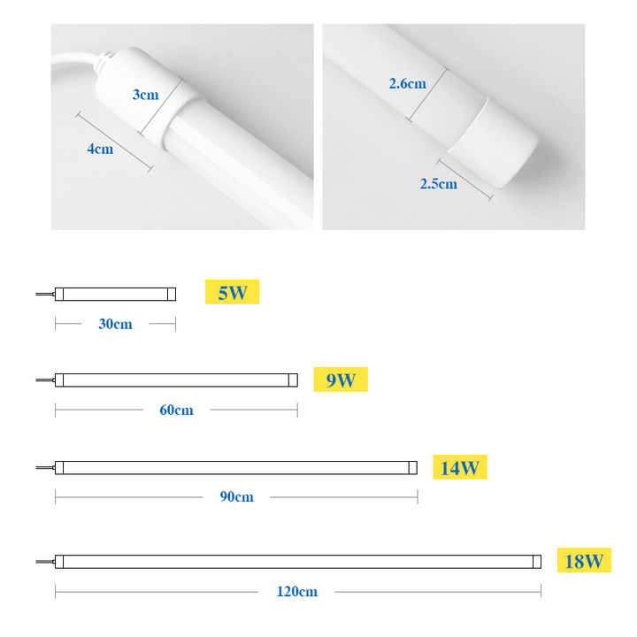 T8 Waterproof Tube Led Light Outdoor Line Fish Tank Background Wall ...