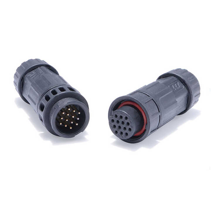 LLT M19 14 Pin Waterproof Connector - IP67 Protection