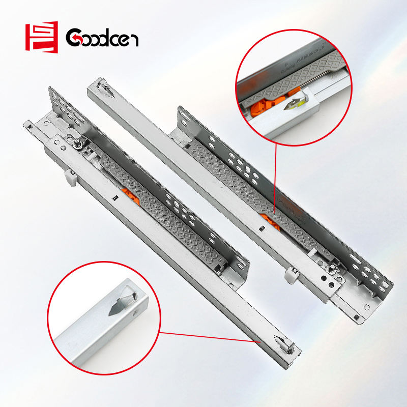 Goodcen Soft Closing Bottom Rail Drawer Bottom Installation Hidden ...