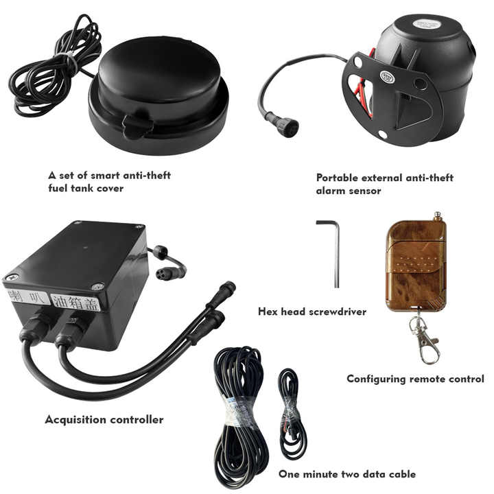Truck & Car Fuel Tank Anti-Theft Alarm System with IP67 Waterproof High ...