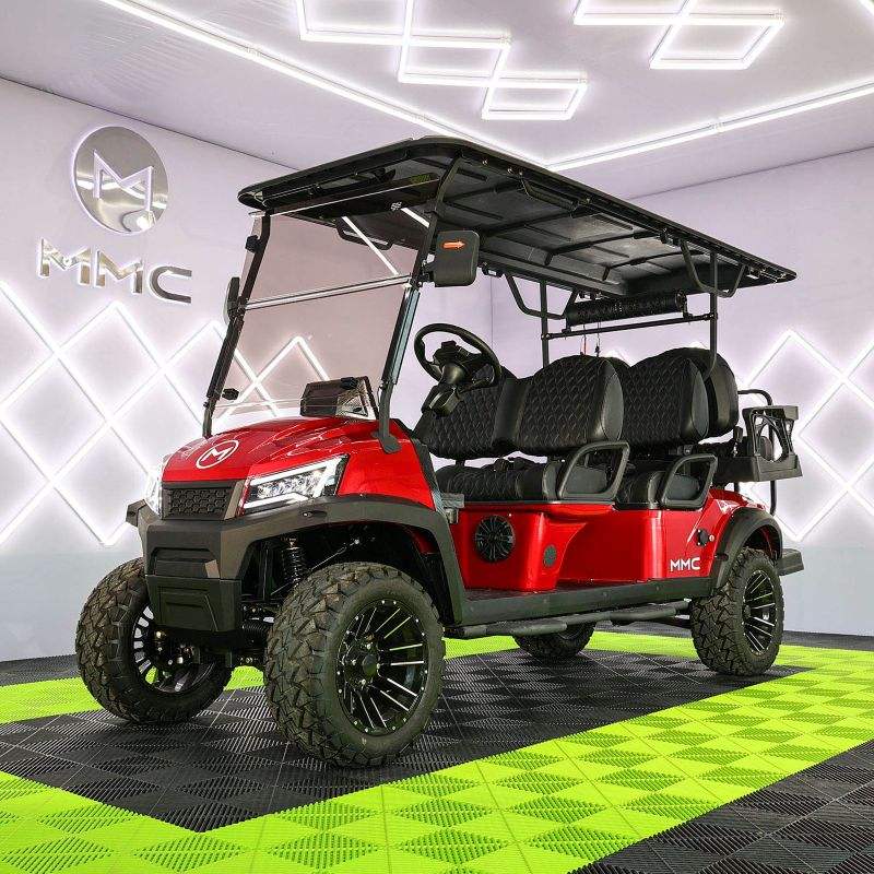 4WD Electric Golf Cart, All-Terrain Utility Vehicle with High Torque ...