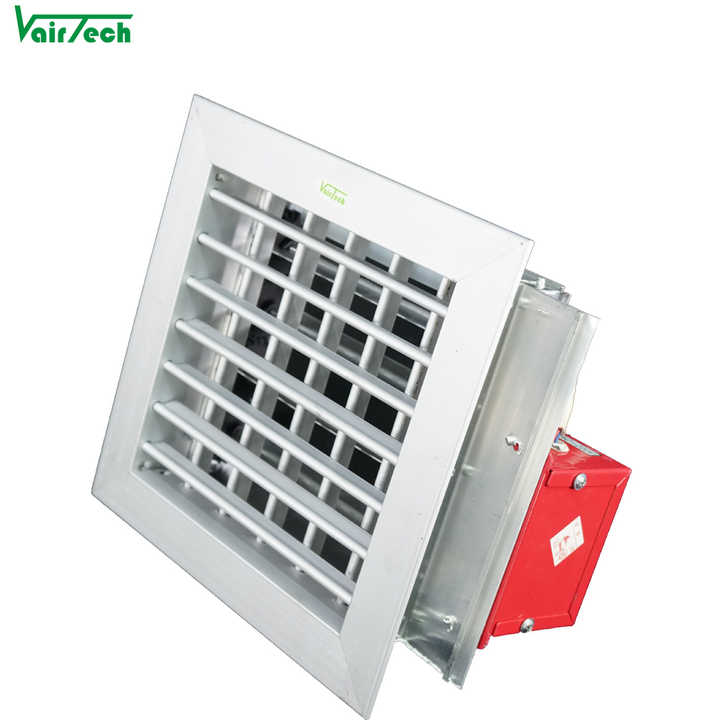 Ventilation Adjustable Motorized OBD Double Deflection Air Grille