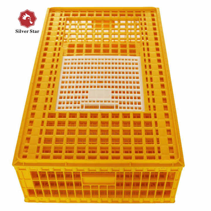 HDPE Plastic Chicken Transport Crate - Poultry Carrying Boxes