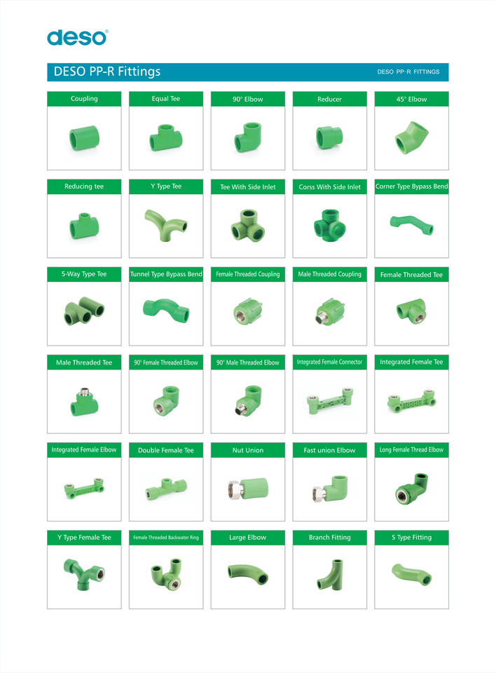 DESO PPR Fitting Factory - High Quality Pipe Solutions