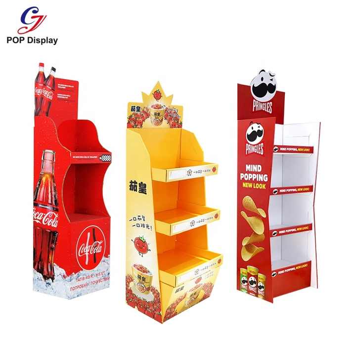 Customizable Foldable Retail Cardboard Display Unit