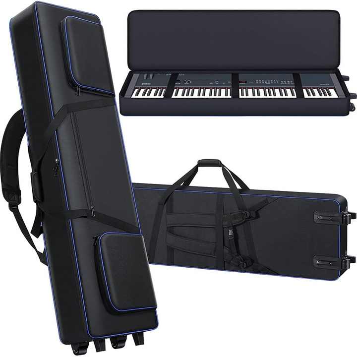 Factory Direct Keyboard Rolling Gig Bag Soft Padding Shoulder Strap ...