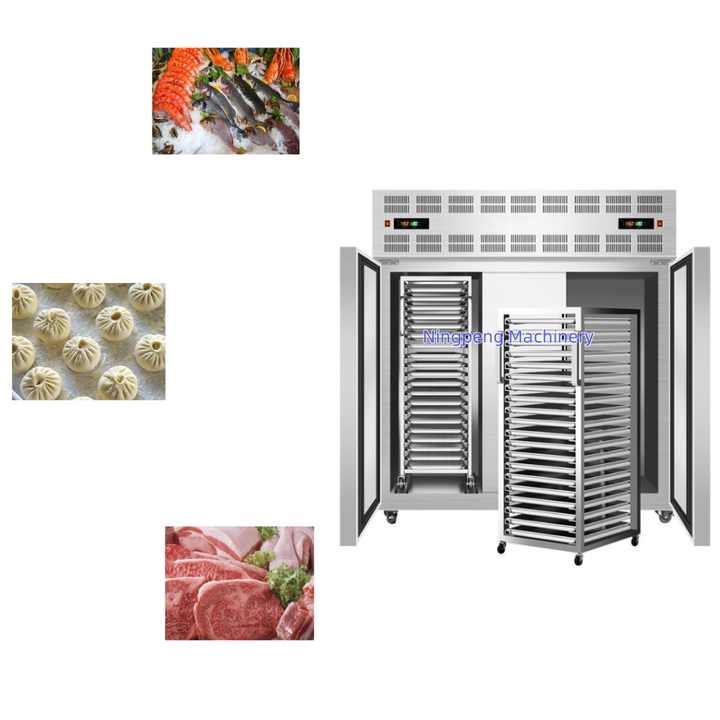 Liquid Nitrogen Quick Freezing Machine Shock Blast Freezer Food Process ...