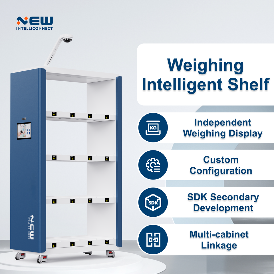 16-Bay Intelligent Weight Shelf for Construction PPE&Safety Gloves Real ...