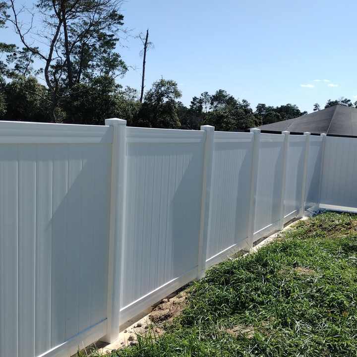 Durable White PVC Privacy Fence Plastic Fencing High Quality Pvc Fence ...