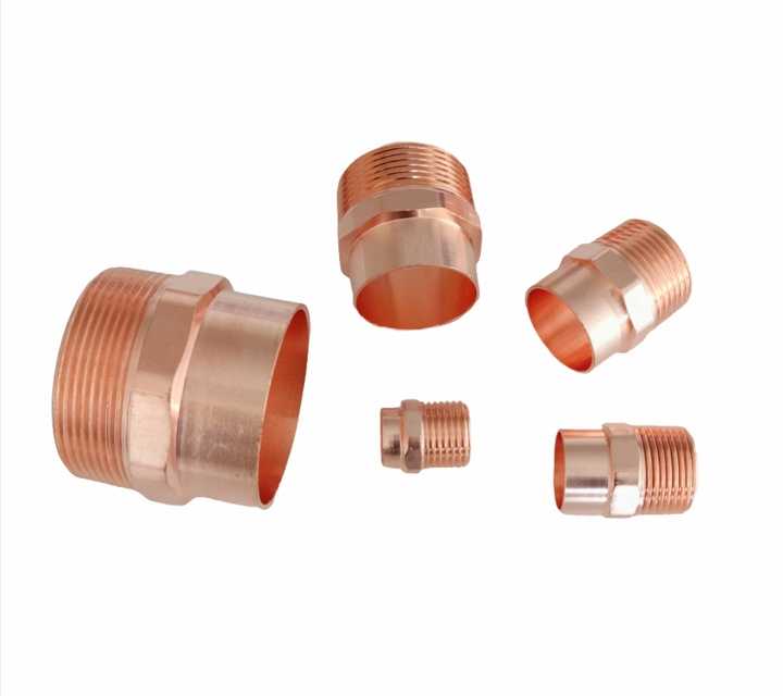 High Quality Red Copper Union Joint External Thread Fittings Quality ...
