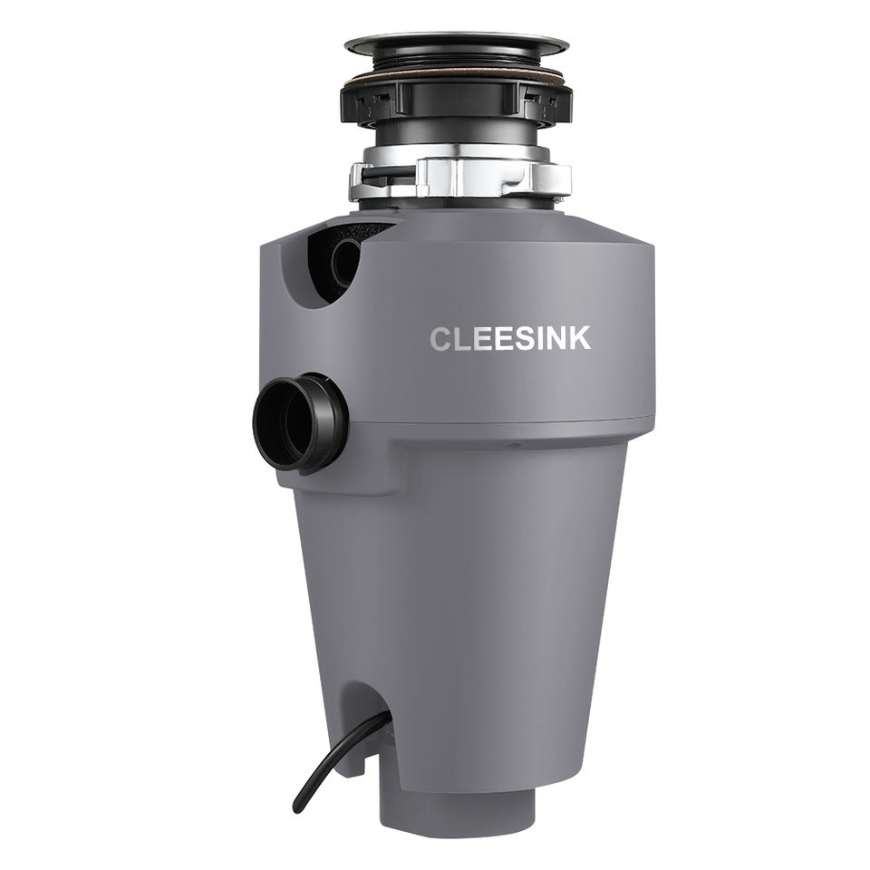 220V Short Black Food Waste Disposer with Silencer Technology for ...
