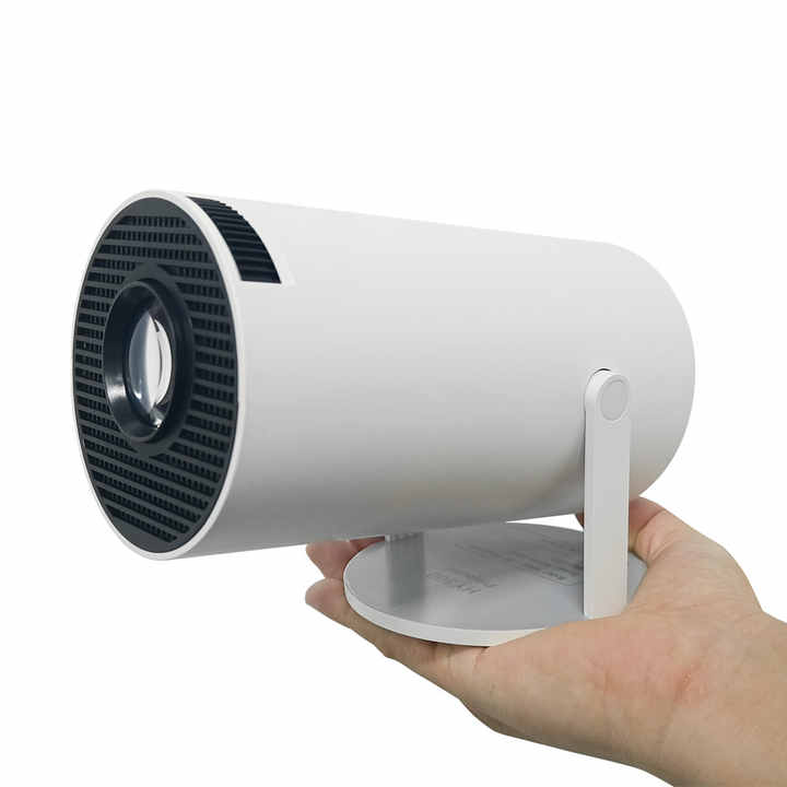 HY300 Pro Plus LCD Projector - 180° Rotatable 4K Mini Theater