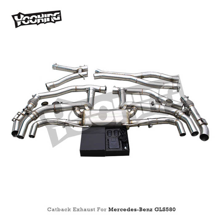 Race High Performance Valvetronic Exhaust Catback for Mercedes-Benz ...