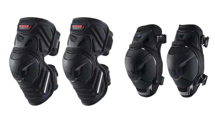 SCOYCO Motorbike Riding Knee Guards Motorcycle Hard Shell Protective ...