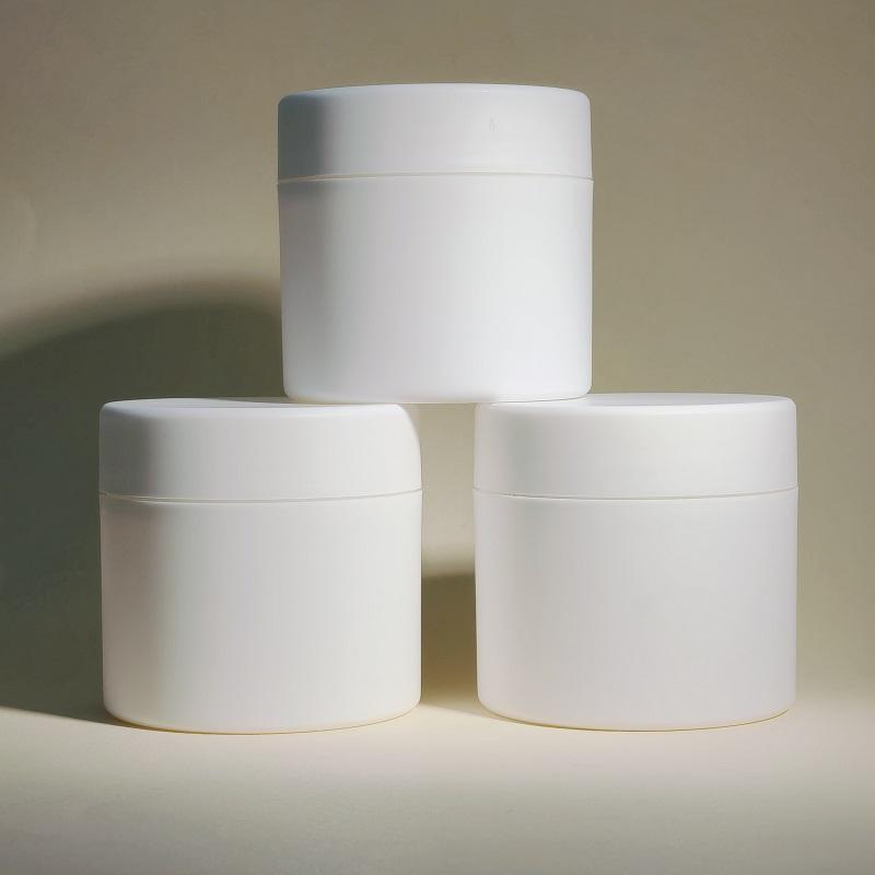 120g Smooth Finish Large White PP Plastic Bottle 30g/50g Cream Jar 100g ...