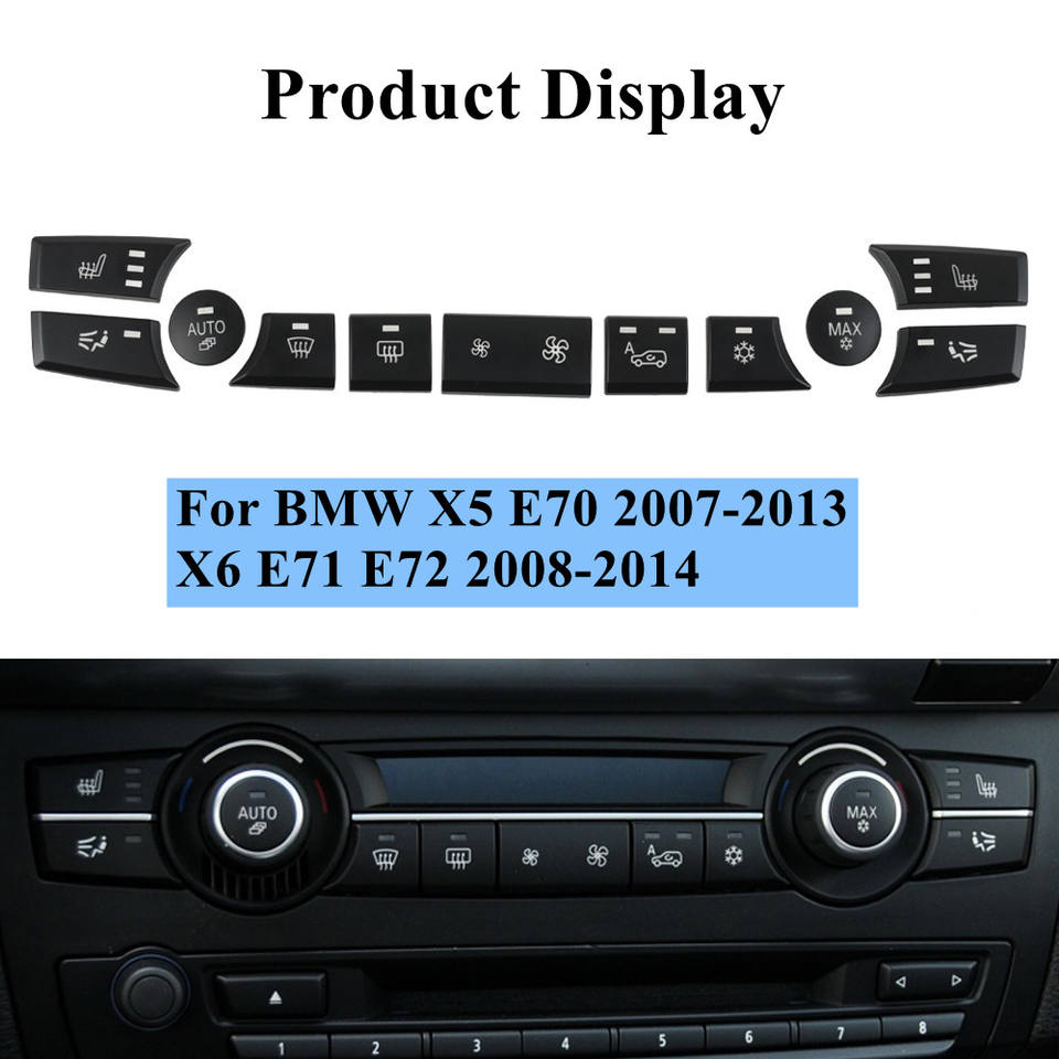 Dashboard Air Conditioning AC Button for BMW X5 X6 E70 E71 E72