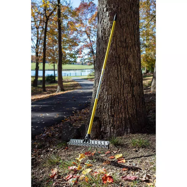 Adjustable Folding Leaf Rake Quick Clean up Tool for Lawn and Yard ...