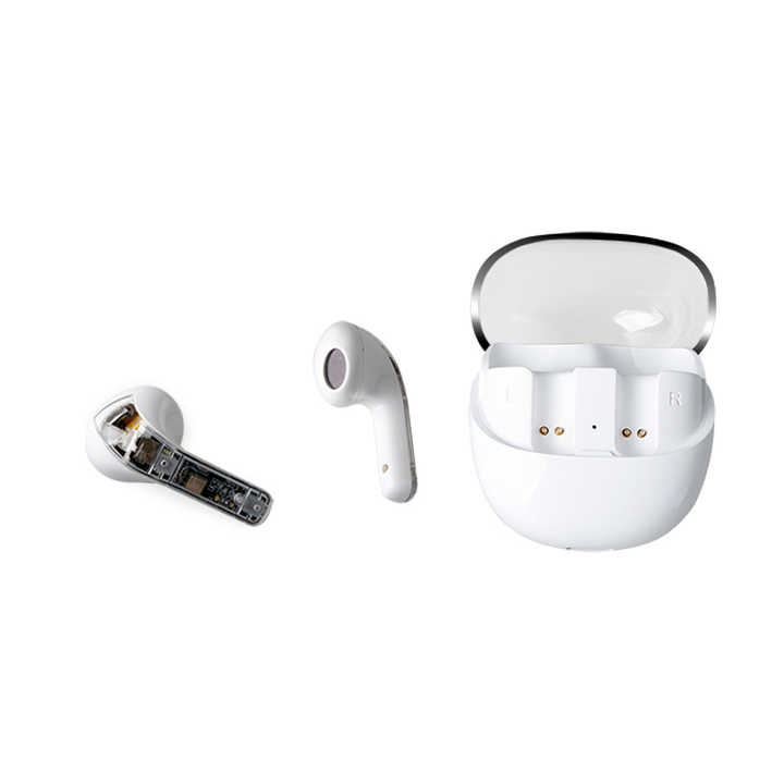 Transparent TWS Earbuds True Wireless Stereo In-Ear Headphone With 13mm ...