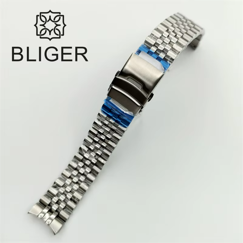 Bliger 22mm Jubilee Bracelet Watch Band Replacement Stainless Steel ...