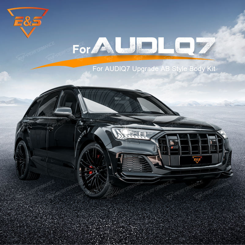 FRP Body Kit for Audi Q7 2019-2022 Upgrade ABT Style Side Skirts Wheel ...