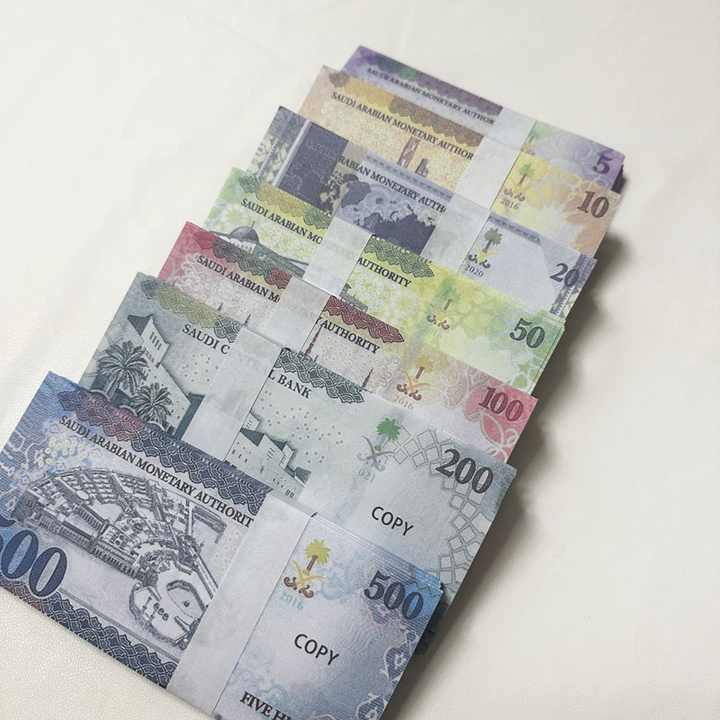 Realistic Saudi Money Prop Stickers - Perfect for Events
