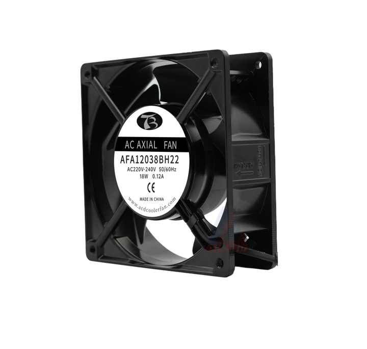 120x120x38mm 12038 AC Cooling Fan for Heavy-duct HVAC System Ventilation Brushless Axial Flow ...