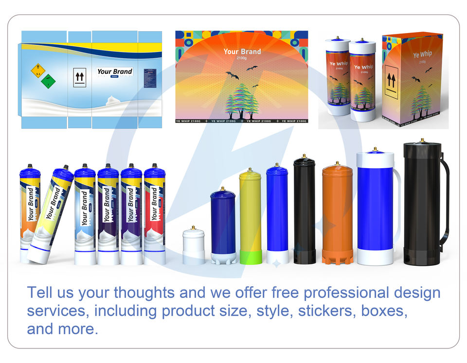 Hot Sell FLUENT WHIP 3000g Whip Cream Chargers 4.5L Whip Gas Charger ...