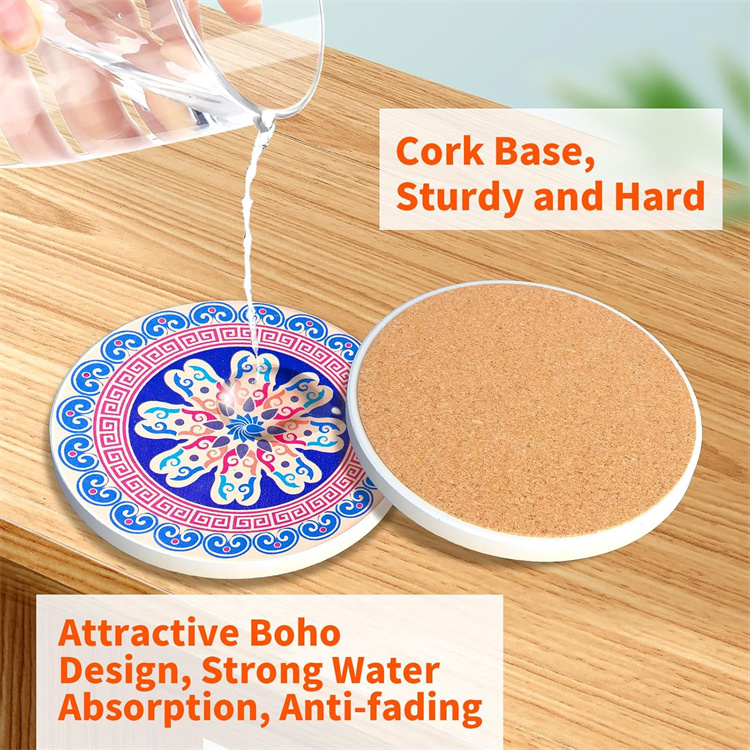 Order Online Ceramic Coaster Wholesale Customizable Designs ...