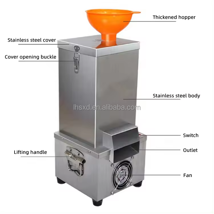 Stainless Steel Small Commercial Garlic Peeler - Fully Automatic