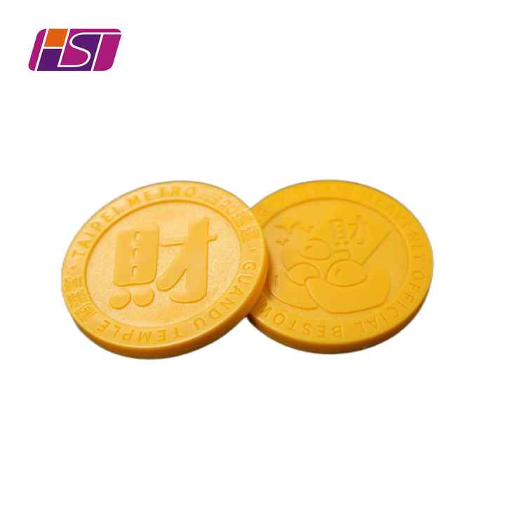 Factory Customized Size NFC & RFID Coin Tokens 13.56Mhz Acrylic ...
