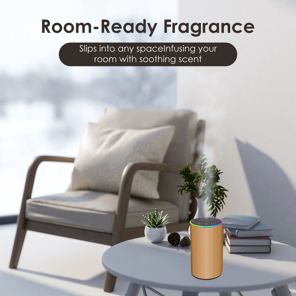 2025 Smart Cordless Nebulizing Diffuser Colorful Light LED Car Aroma ...