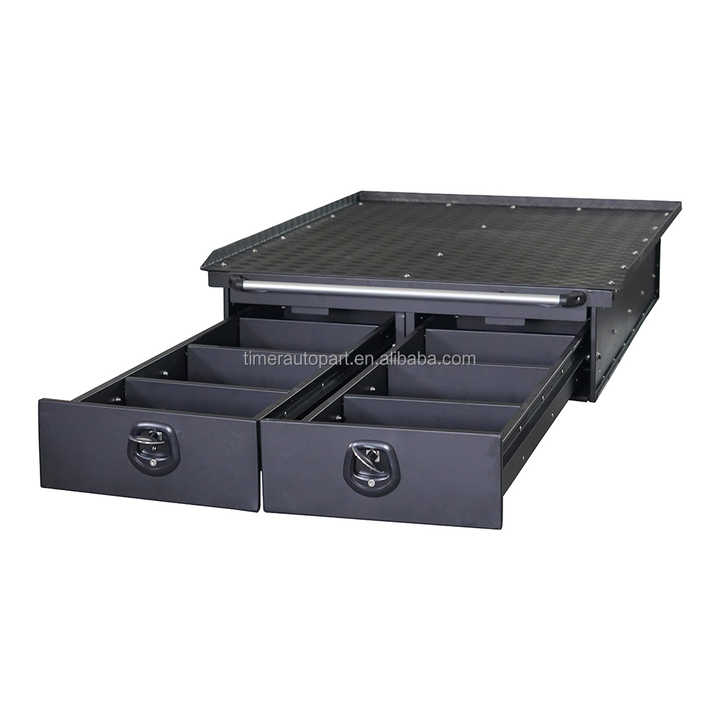 Outdoor Camping Tool Box Storage Drawers System Aluminium 4Wd Toyota ...
