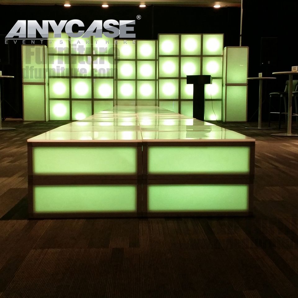 Modular RGB LED Dance Floor System for Event Production and Stage Setup ...