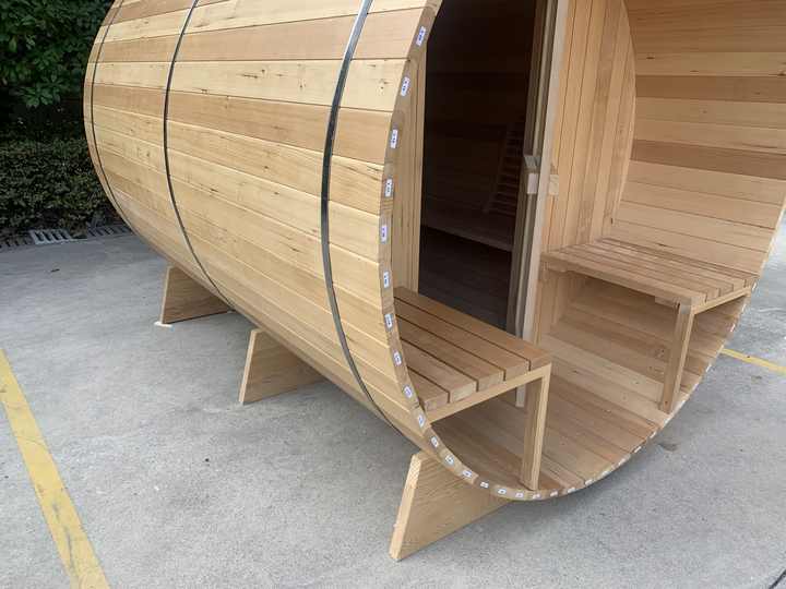 Saunaking Outdoor Steam Barrel - 3-4 Persons Capacity