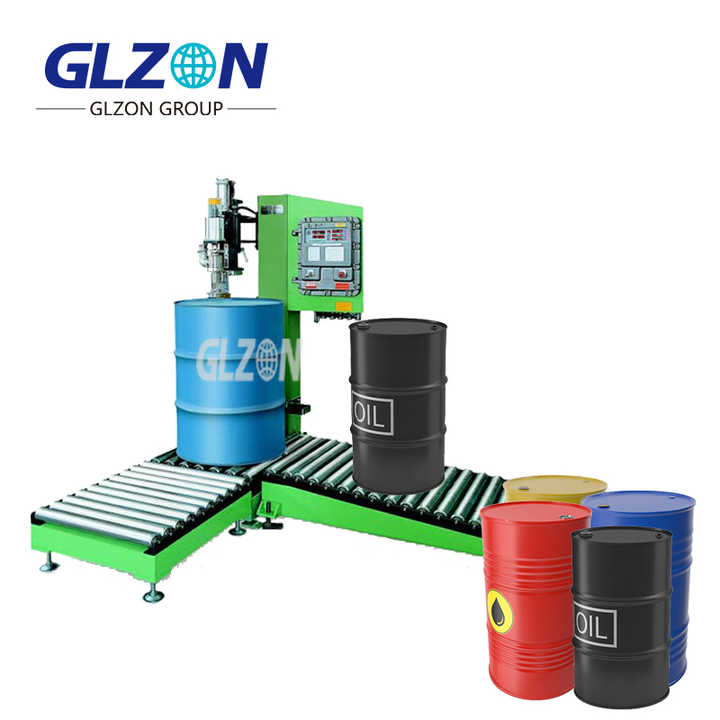 Automatic 220L Chemical Barrel Filling Machine for Industrial Packaging ...