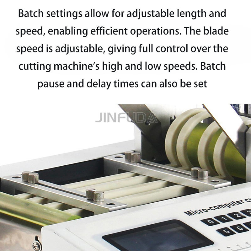 Microcomputer Automatic Tube Cutting Machine for PVC Silicone and Heat ...