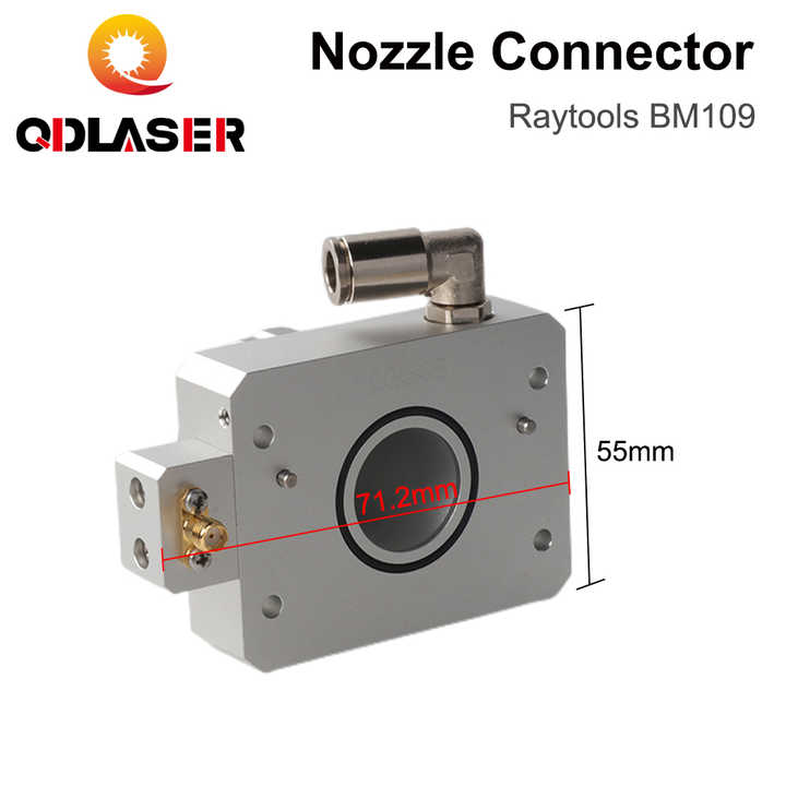 QDLASER Fiber Laser Cutting Head BM109 Nozzle Connection Part for ...