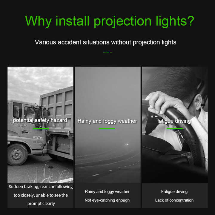 Car Laser Light - DC Laser Beam for Cars, Trucks, & Moto