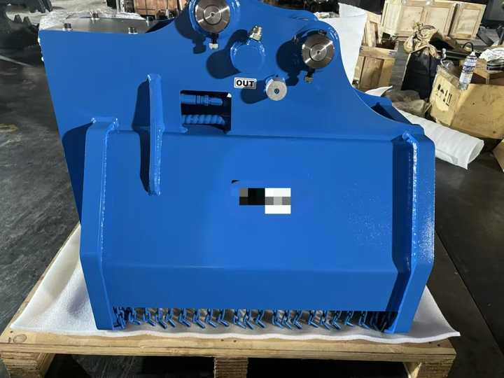 Excavator Modified Lawn Mower Slope Trimming Hydraulic Weeder Excavator ...