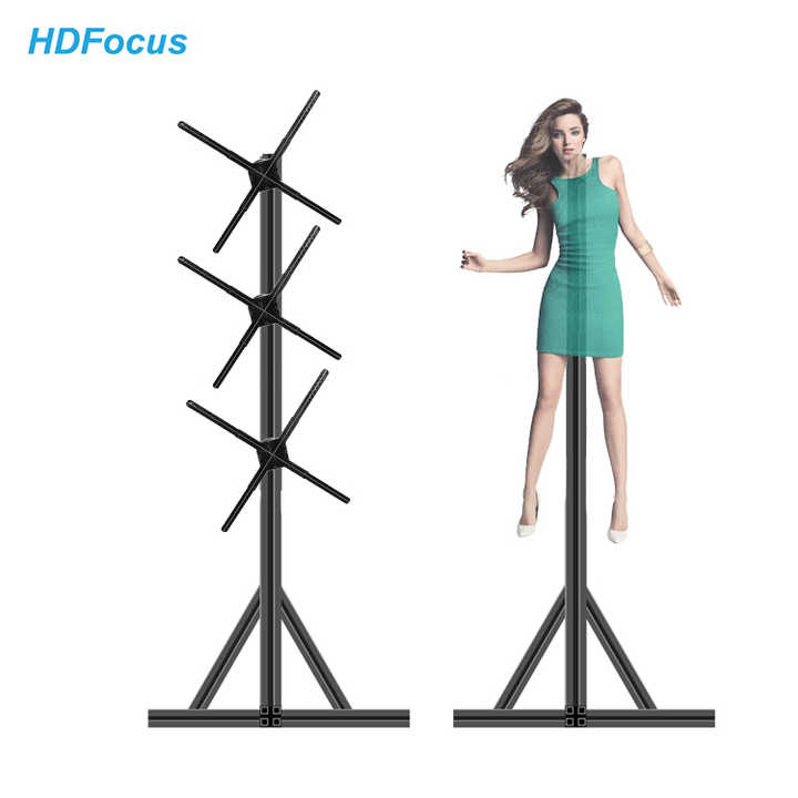 Hdfocus Ventiladores Holograficos 3d Led Fan Hologram Advertising Holographic Display Hologram ...