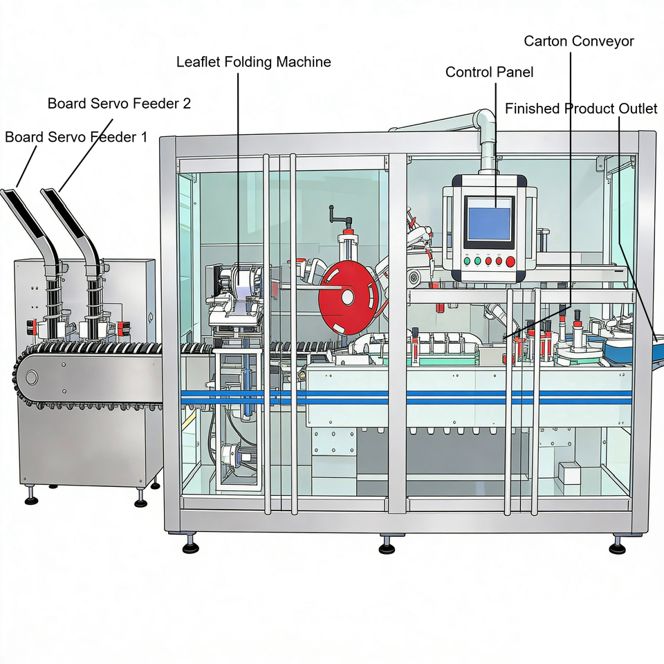 BFH-300 High Speed Servo-Driven Cartoner for Single-Serve Butter ...
