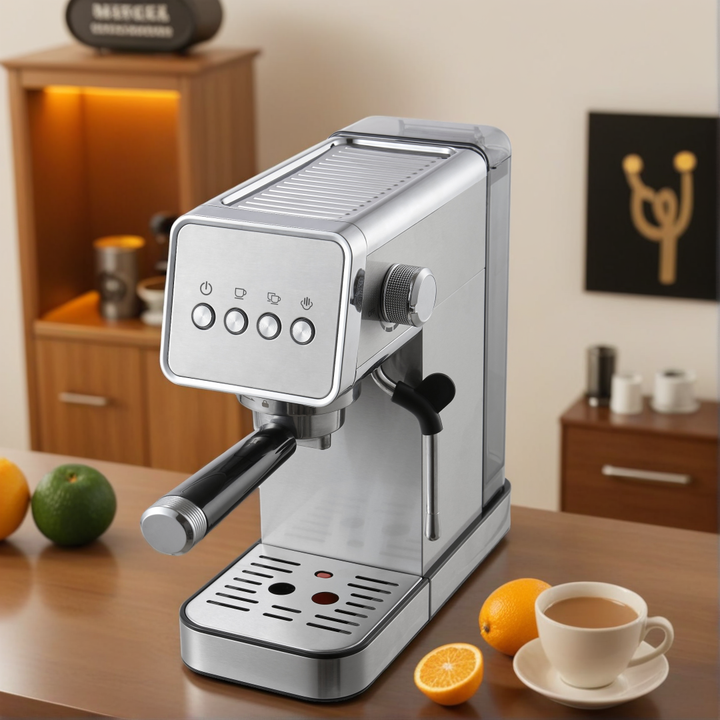 Italian Semi-Automatic Espresso Coffee Machine Stainless Steel ...