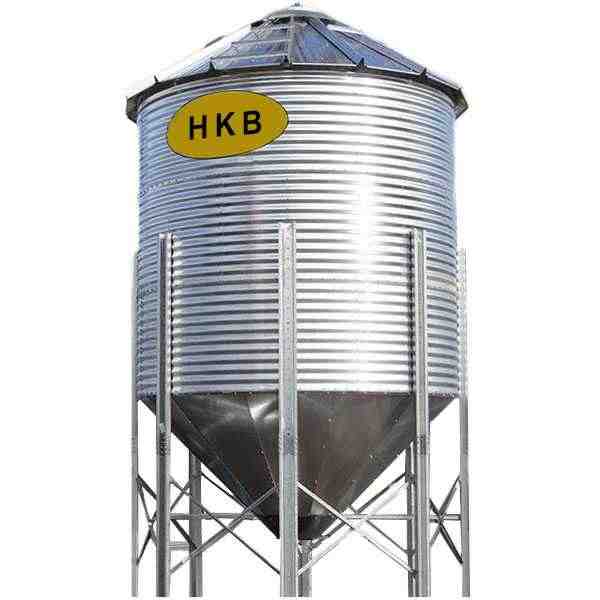 100 Ton Capacity Steel Assembled Silos for Grain Storage