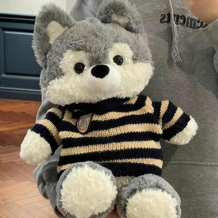 Healing Forest Cute Cat & Husky Stuffed Animal Plush Toys Bear & Sheep ...