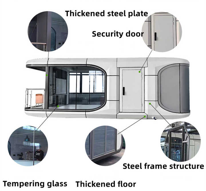 Luxury Homes Space Prefabricated Volferda Capsule House