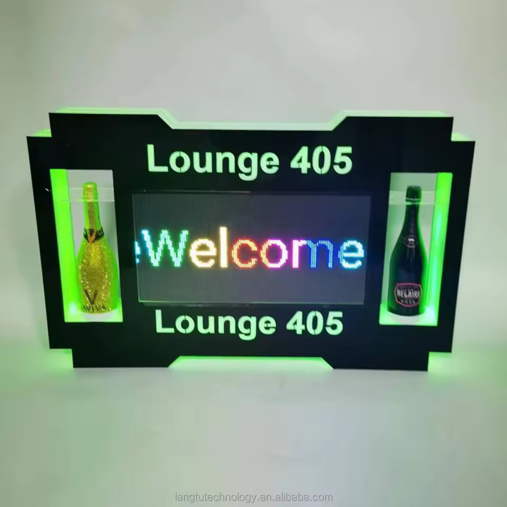 APP Programmable Scrolling Custom Message Board Bottle Presenter VIP ...